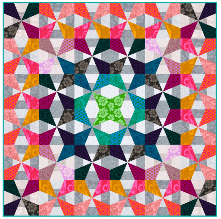 Anna Maria Textiles- Indelible Mix Quilt Kit featuring Indelible Soft - July 2025 - Modern ...