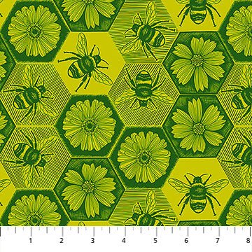 PRE-Order Anna Maria Textiles- Indelible Ink- Busy AMT1005-71C Citrus ...