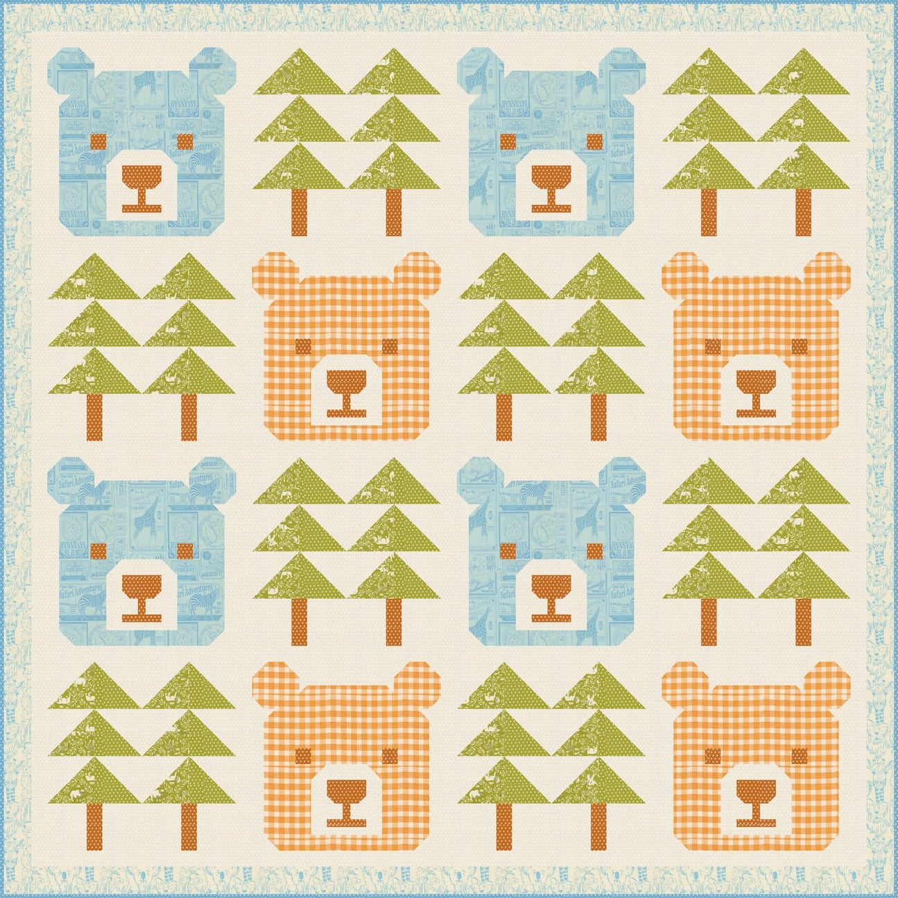 DIY Home Decor Crafts Momma & Baby Bear Quilt Magic Kit - No Sew ...