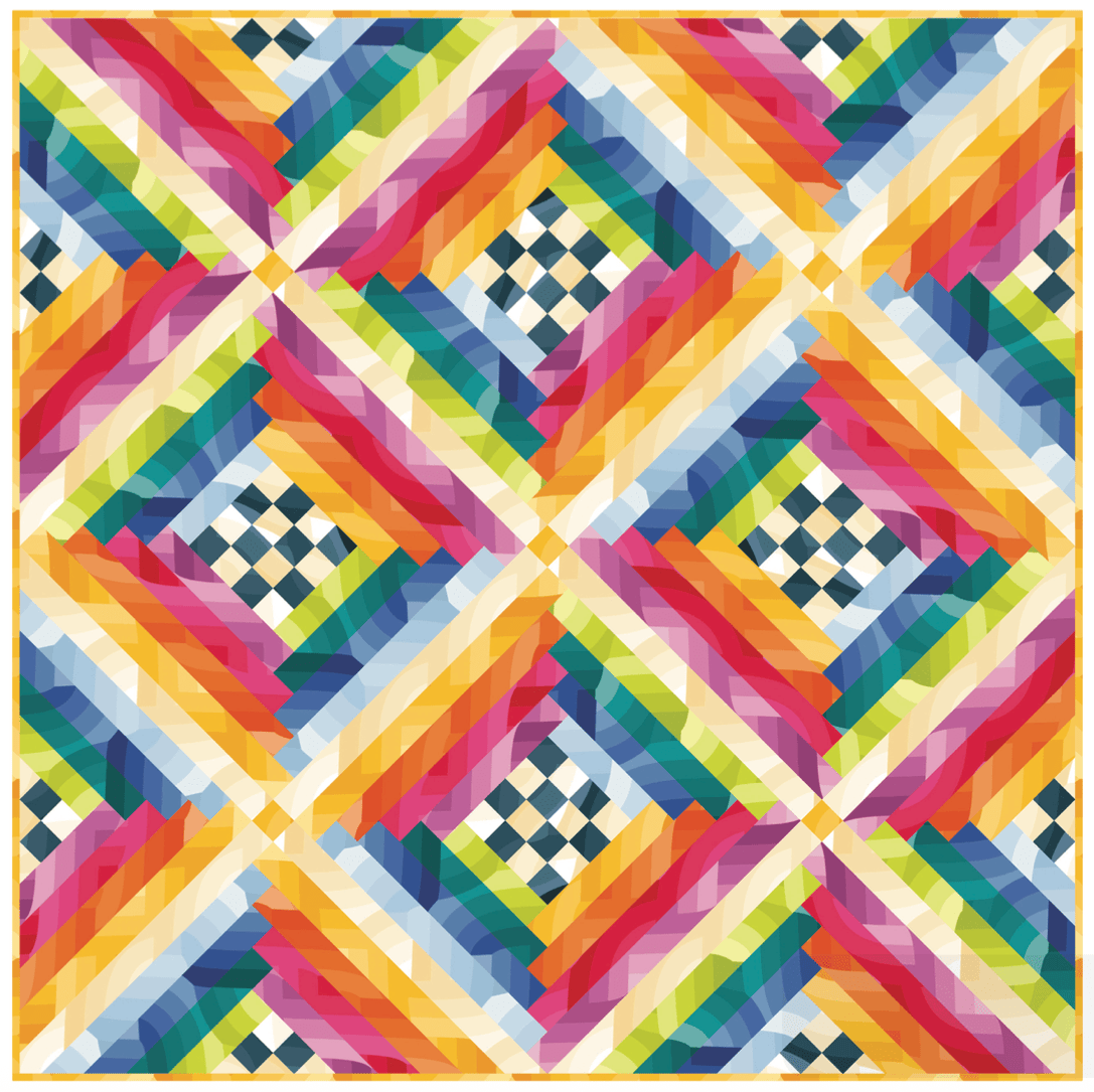 PRE-Order Emily Van Hoff- Courthouse Checks Quilt Kit featuring Echo ...