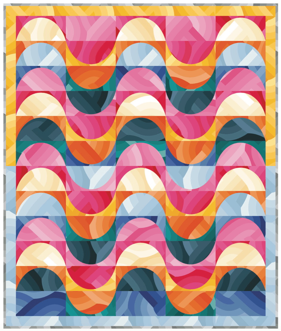 PRE-Order Emily Van Hoff- I Think You're Swell Quilt Kit featuring Echo ...