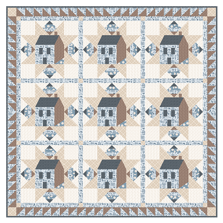 PRE- Order Kathy Doughty- Sun Squares Quilt Kit featuring Camouflage ...