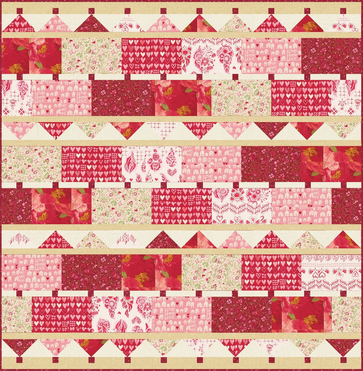 PRE-ORDER Good Fences Make Good Neighbors Quilt Kit featuring Darling ...
