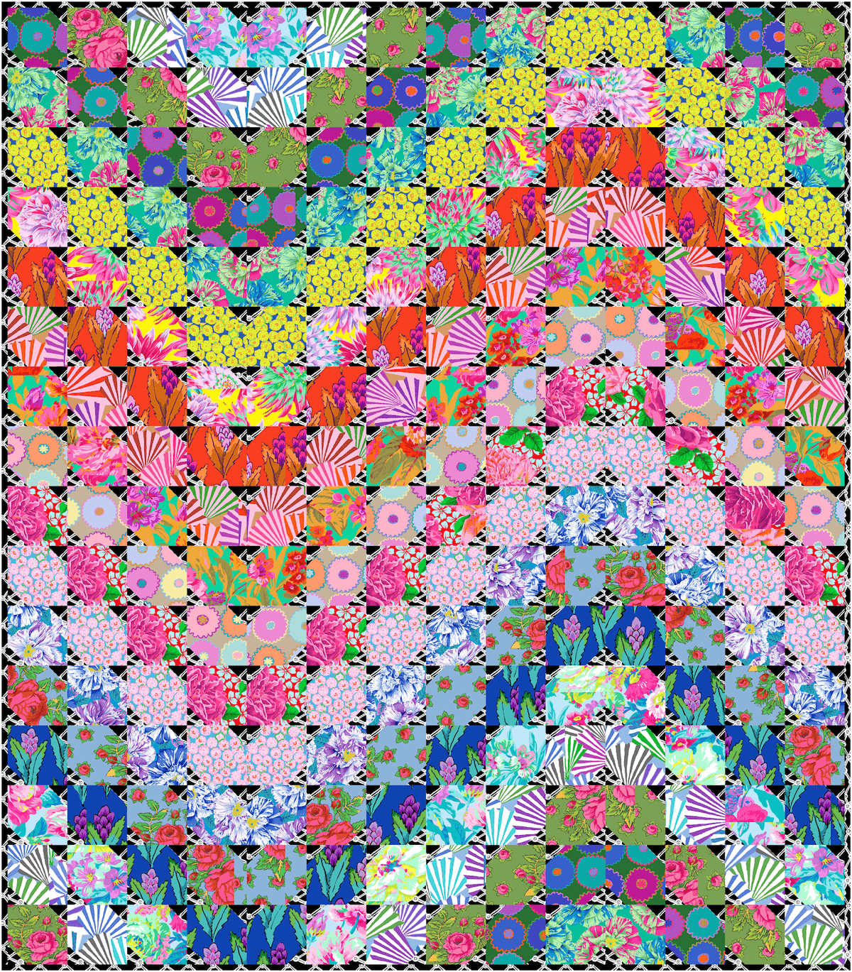 PRE-ORDER Kaffe Fassett- Colour Wave Quilt Kit- February 2026 - Modern ...