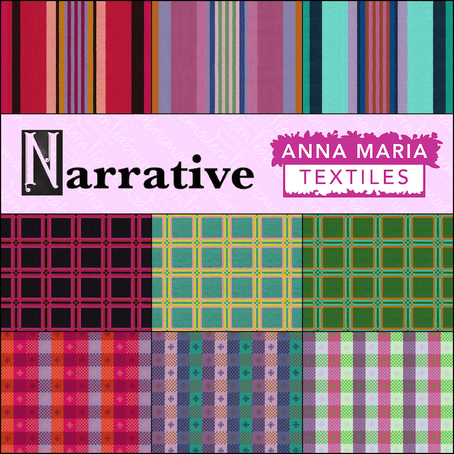 PRE-Order Narrative by Anna Maria Horner- Half Yard Bundle- October 2025 - Modern Fabric Shoppe