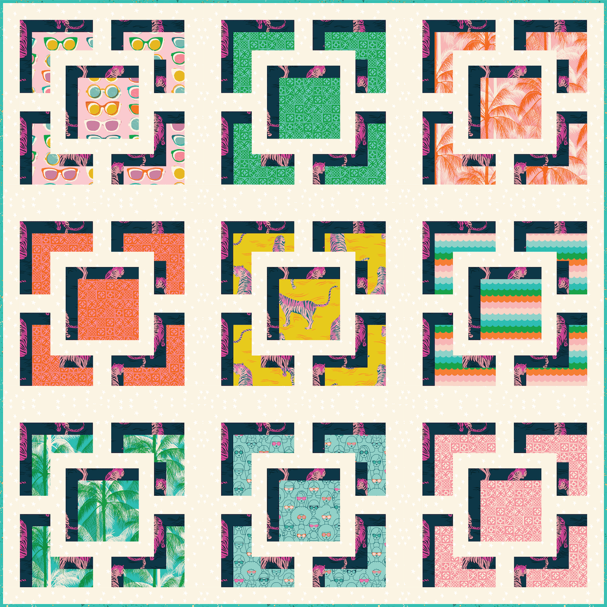 PRE-ORDER Ruby Star Society Collaboration- Breezy Quilt Kit featuring ...