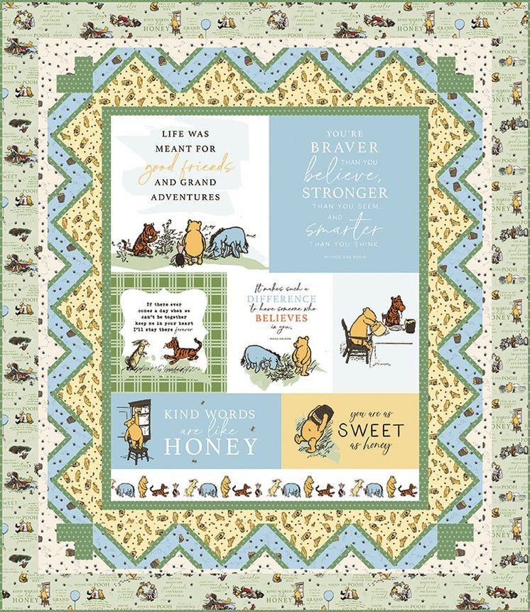 PRE-Order Wrapped in Love Quilt Kit featuring Winnie the Pooh from ...