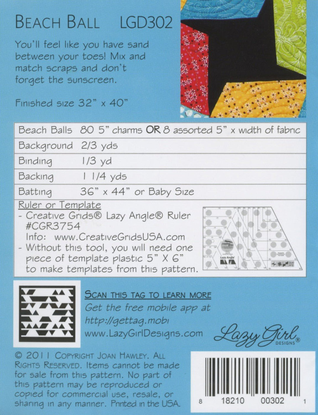 Beach Ball Quilt Pattern By Lazy Girl Designs & Jaybirds Quilts ...