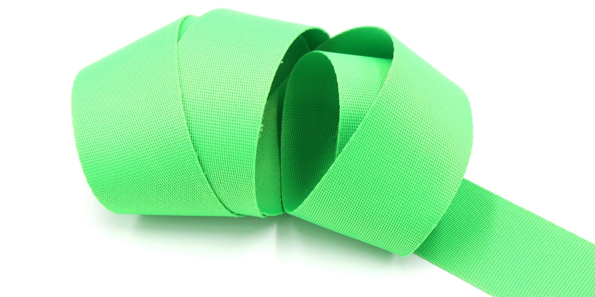 Spring Green 1.5 inch (38mm) width Nylon Webbing- by the yard - Modern ...