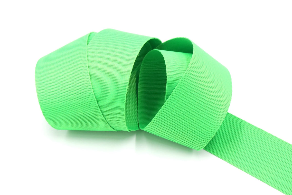 Spring Green 1.5 inch (38mm) width Nylon Webbing- by the yard - Modern ...
